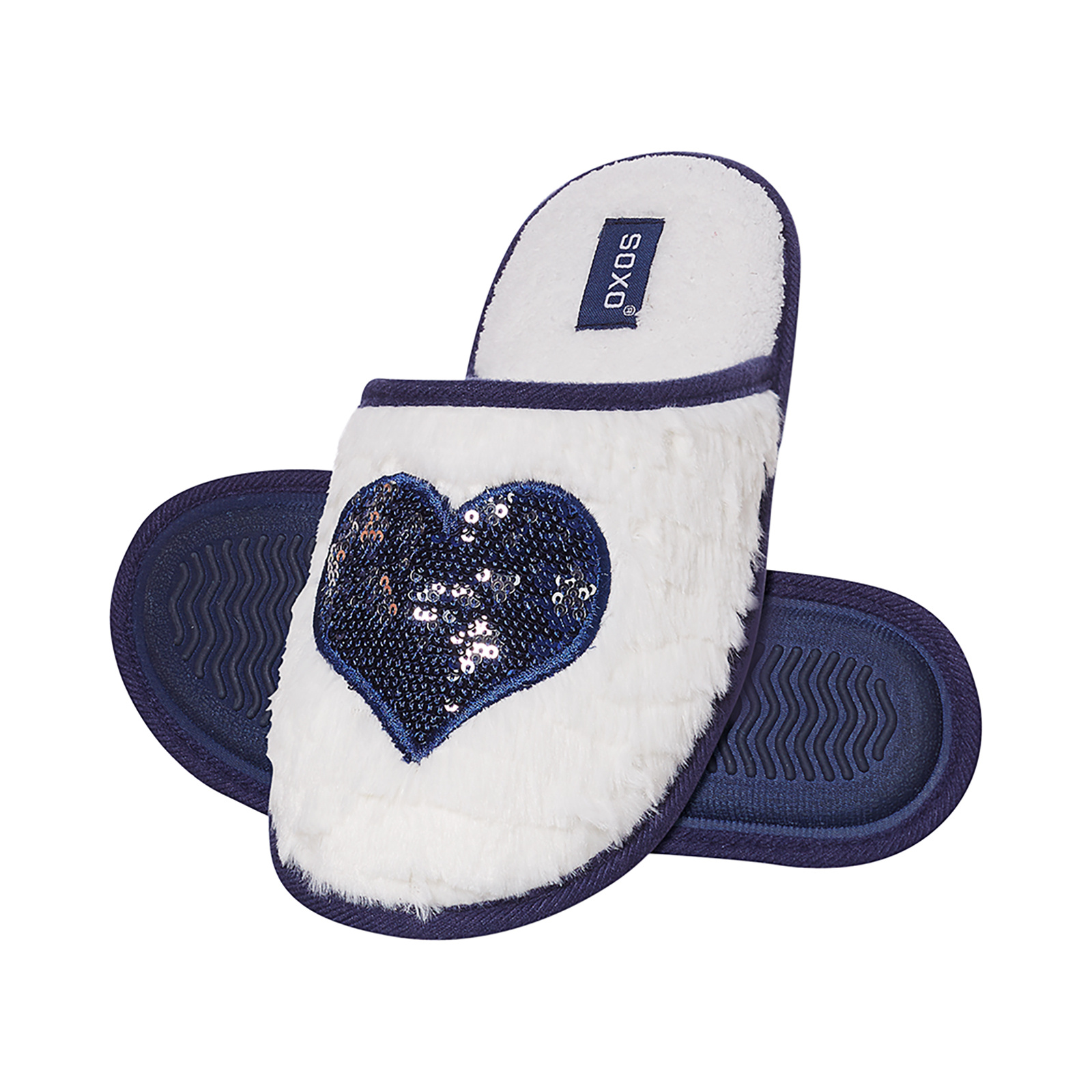 Damenhausschuhe mit Herz - 9,99 € - SOXO